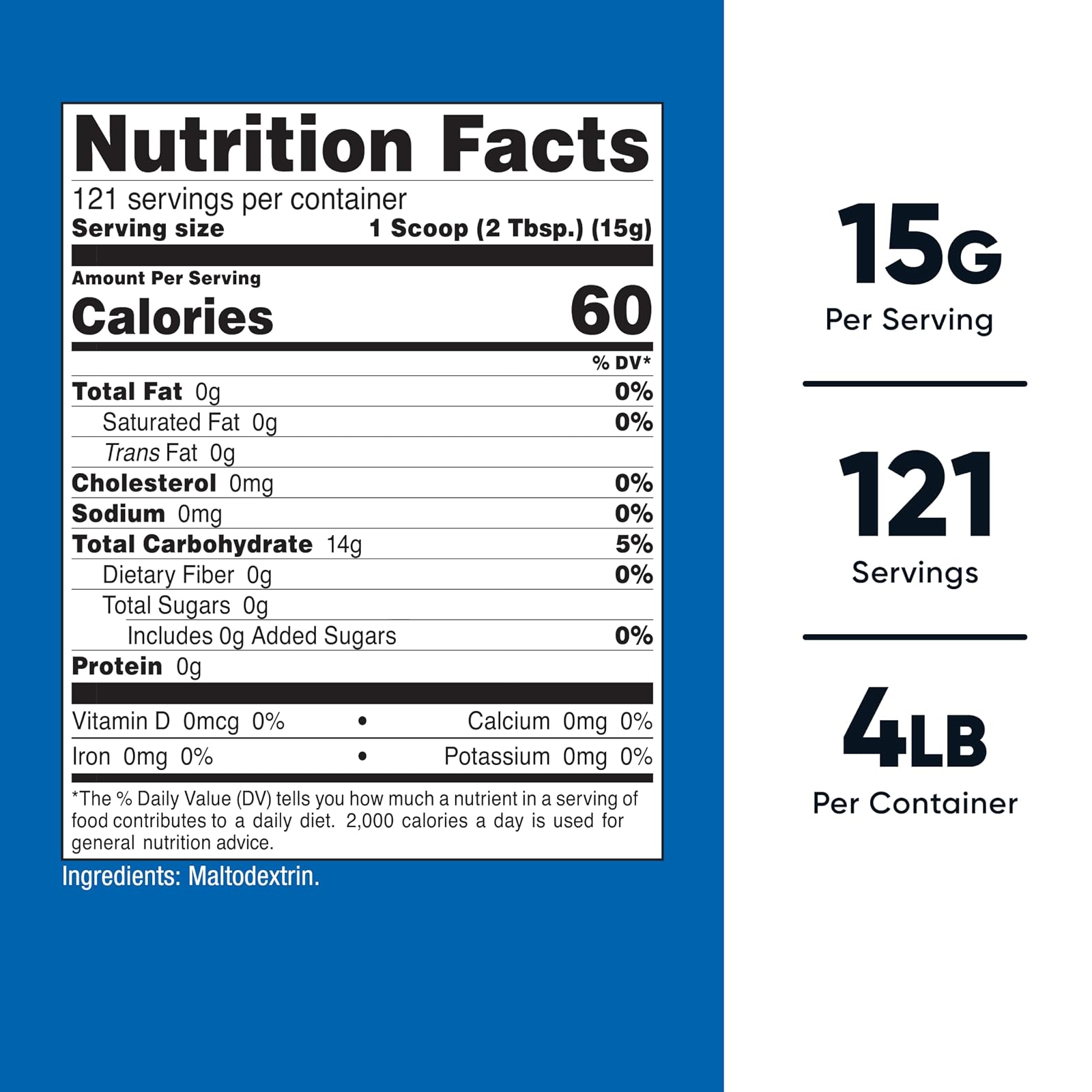 Nutricost Maltodextrin for weight management