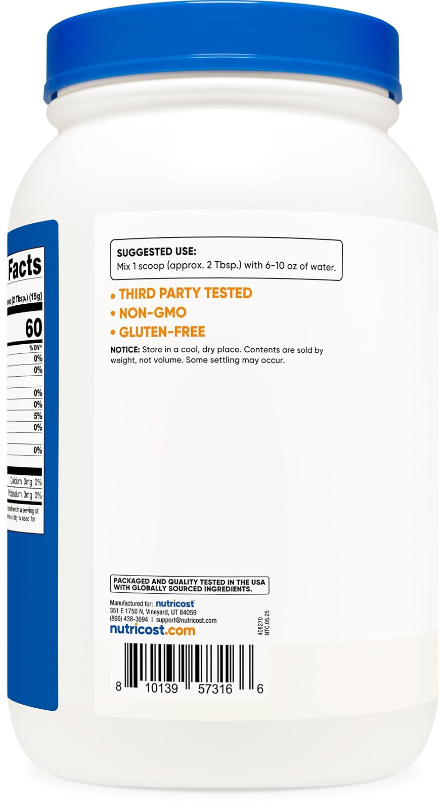 Nutricost Maltodextrin Powder for baking
