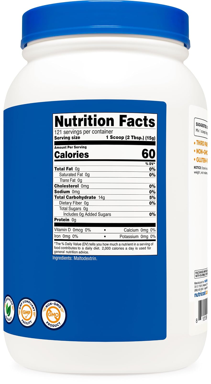 Nutricost Maltodextrin Powder for meal replacement