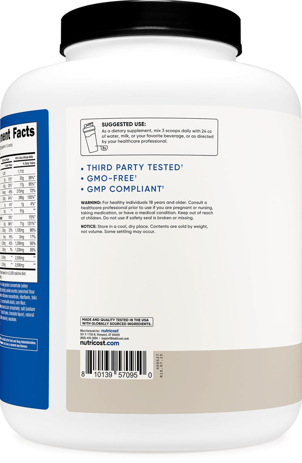 Nutricost mass gainer for muscle growth