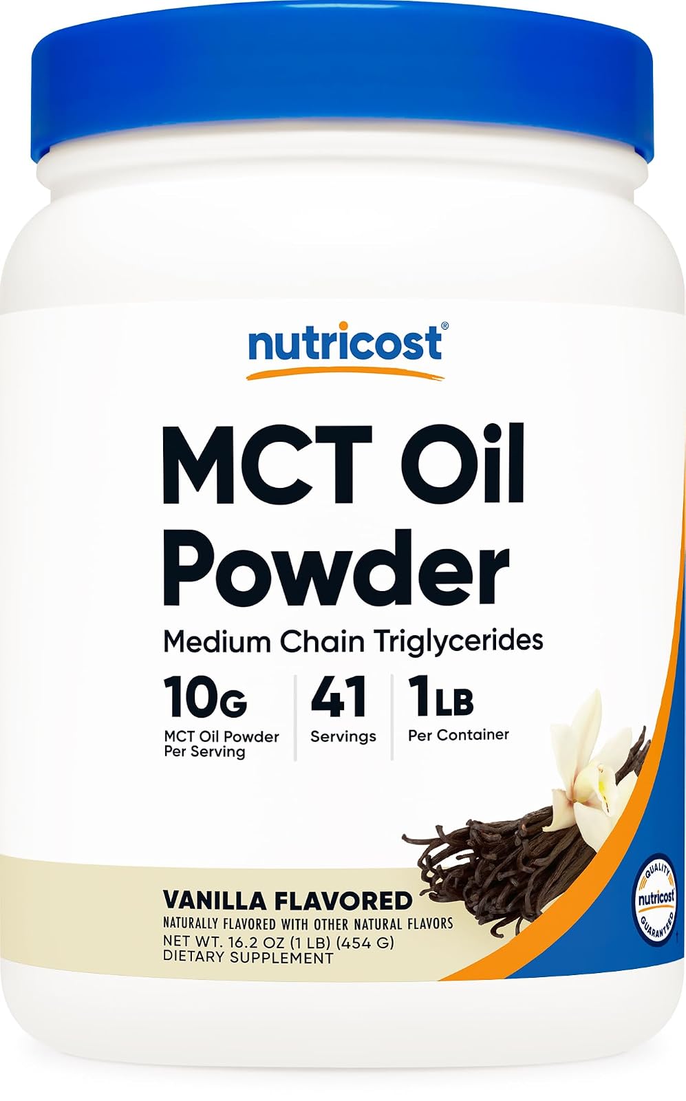 Nutricost MCT oil powder vanilla flavour