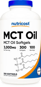 Nutricost MCT oil softgels for energy