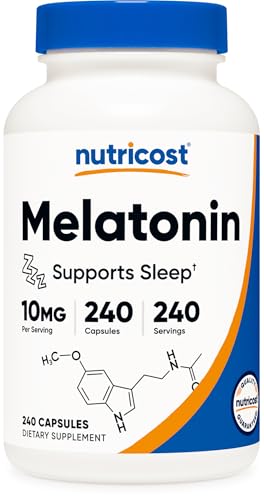 Nutricost melatonin 10mg capsules