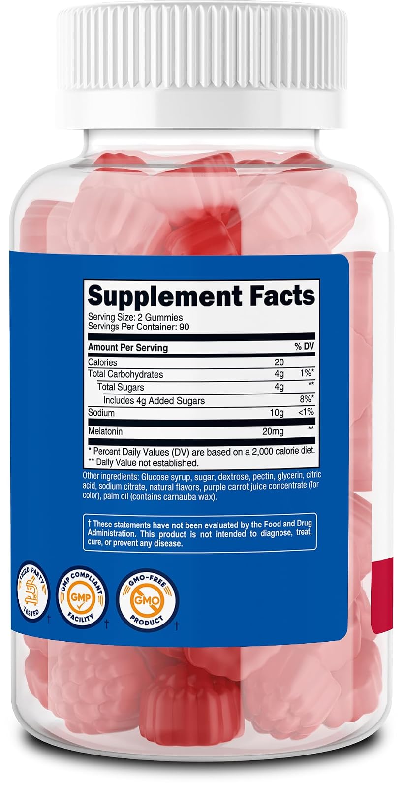 Nutricost melatonin 10mg gummies for relaxation