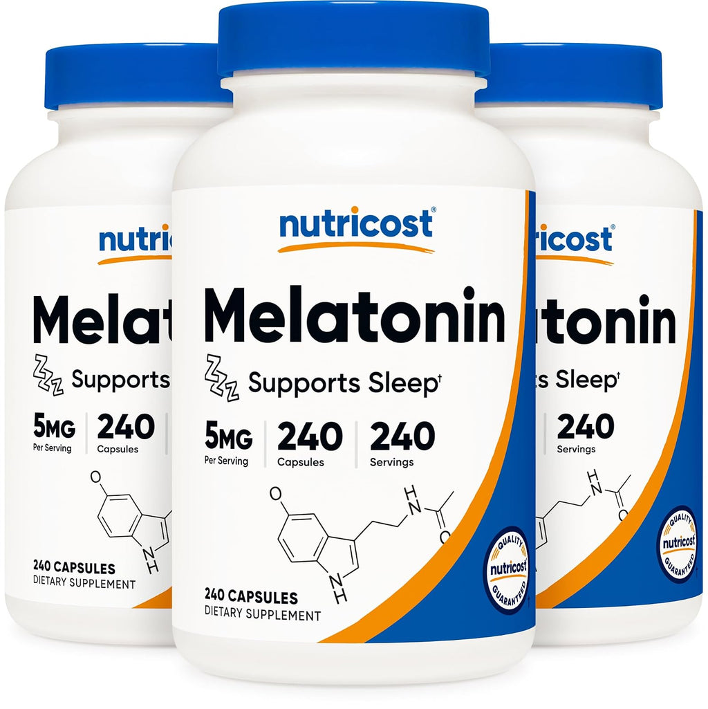 Nutricost melatonin 5 mg capsules
