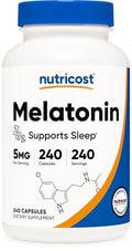 Nutricost melatonin 5 mg capsules