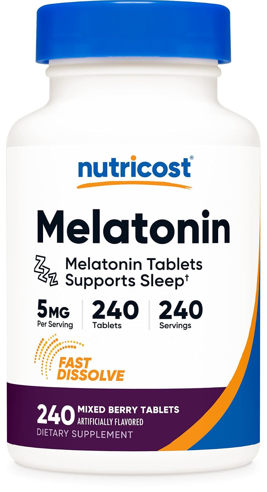 Nutricost melatonin fast dissolve tablets