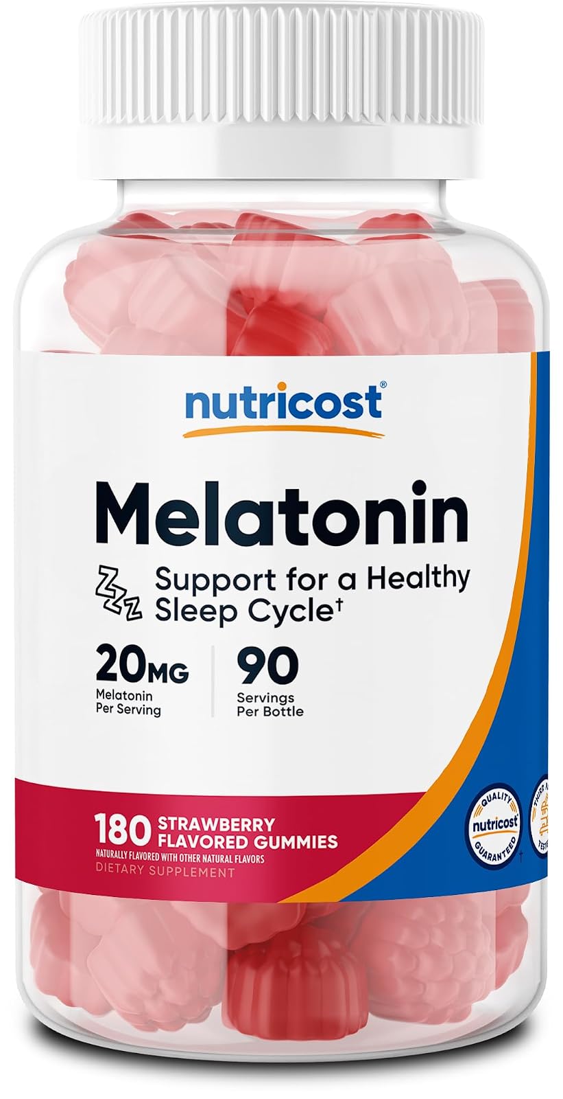 Nutricost melatonin gummies for restful sleep