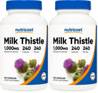Nutricost Milk Thistle capsules for liver health
