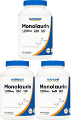 Nutricost Monolaurin immune support capsules