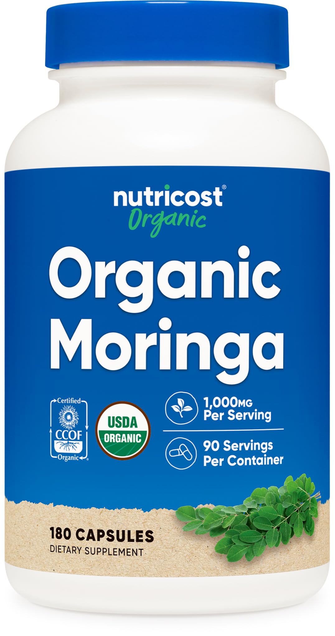Nutricost Moringa capsules for energy