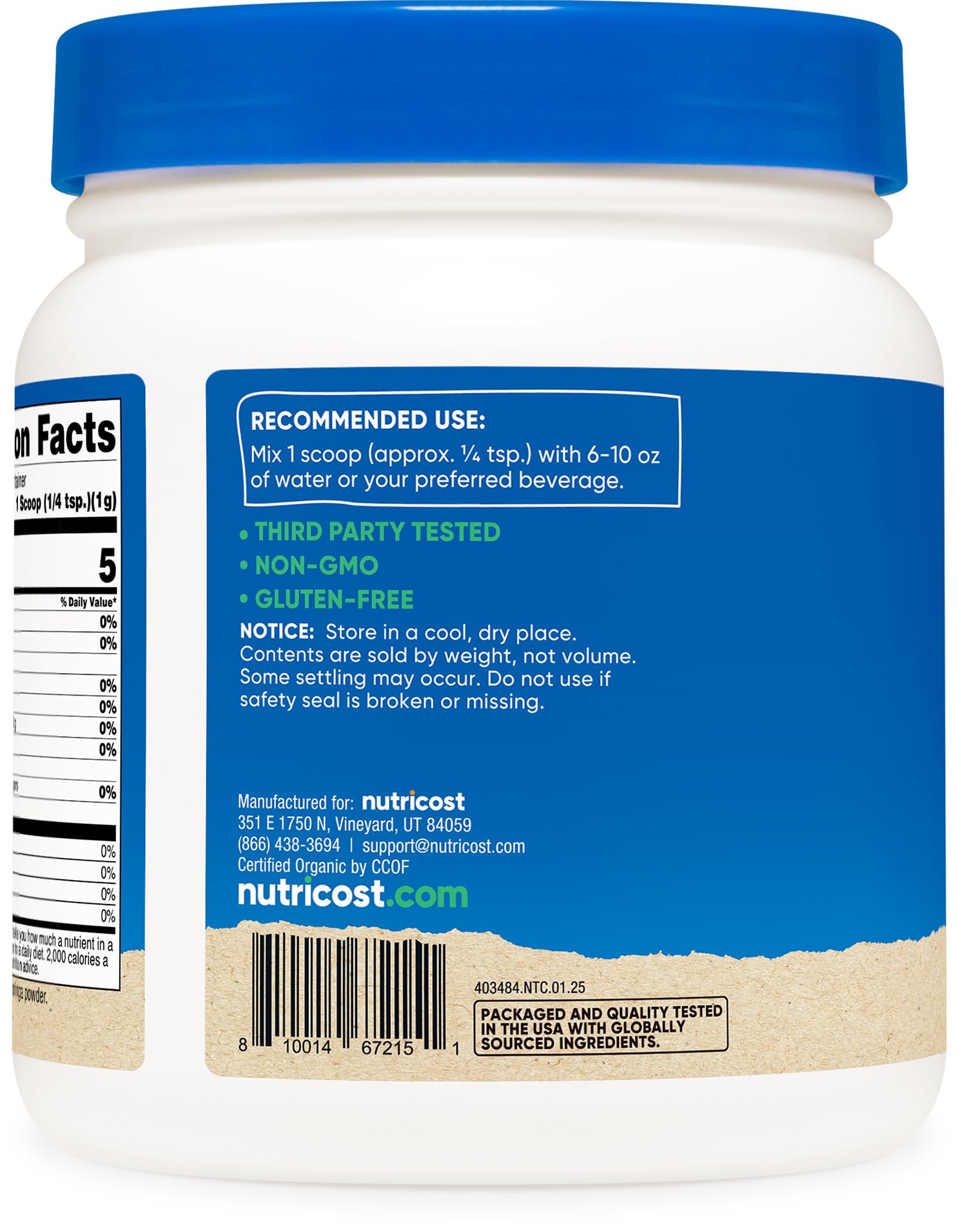 Nutricost moringa powder for natural detox