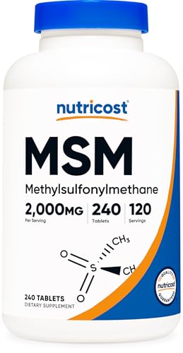 Nutricost MSM 2000 mg tablets