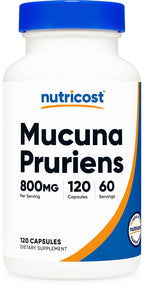 Nutricost Mucuna Pruriens capsules for vitality