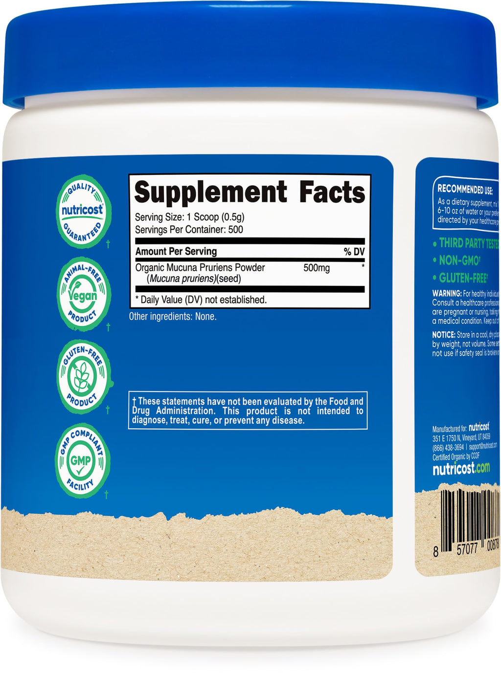 nutricost mucuna pruriens for vitality