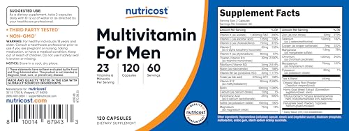 Nutricost multivitamin for energy boost