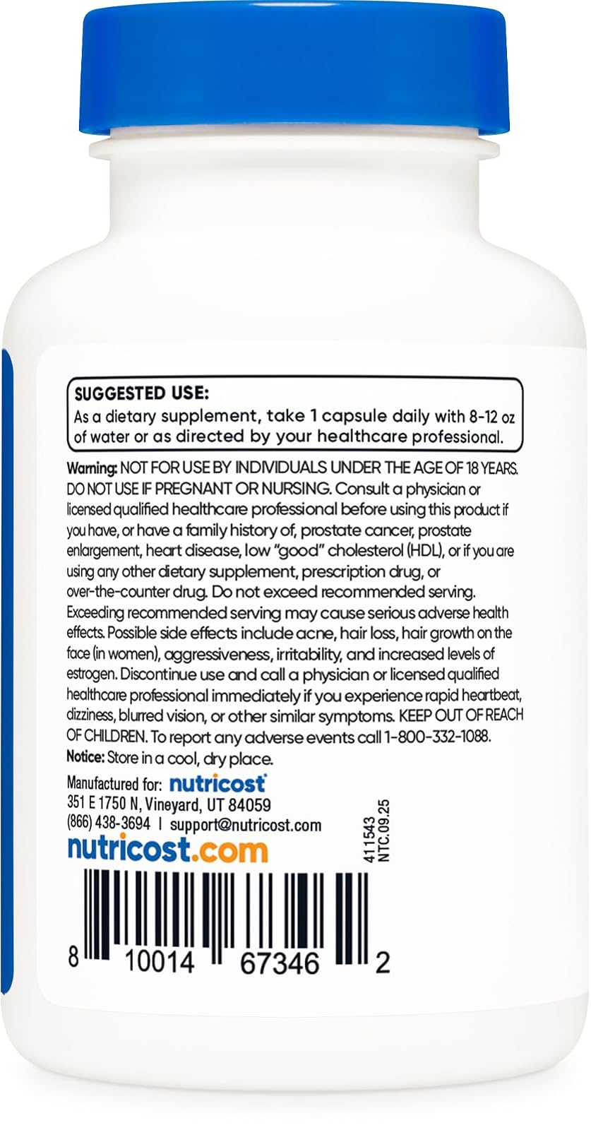 Nutricost multivitamin for men