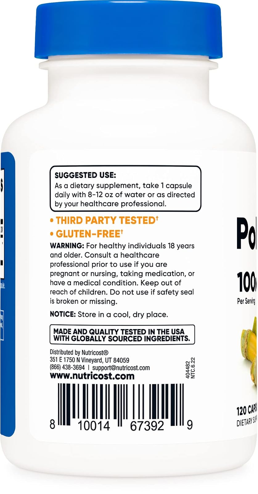 Nutricost multivitamin for seniors with Policosanol