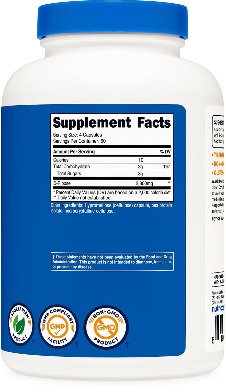 Nutricost multivitamins for overall wellness