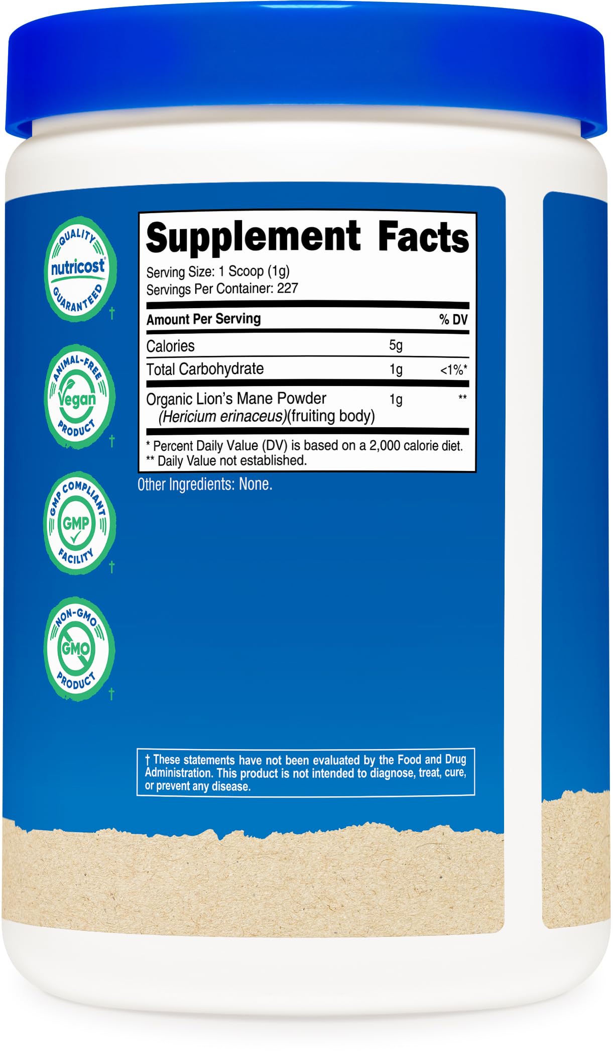 nutricost mushroom powder for smoothies