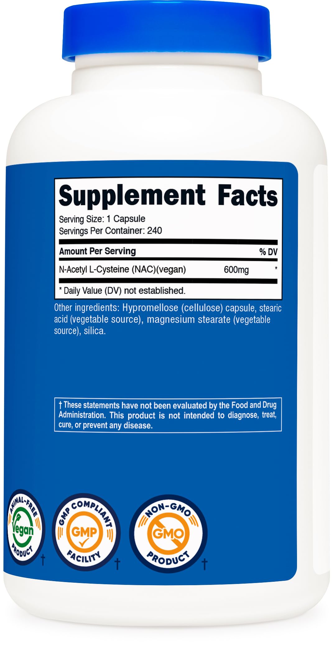 Nutricost N-Acetyl L-Cysteine for energy