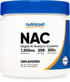 Nutricost N-Acetyl L-Cysteine powder supplement