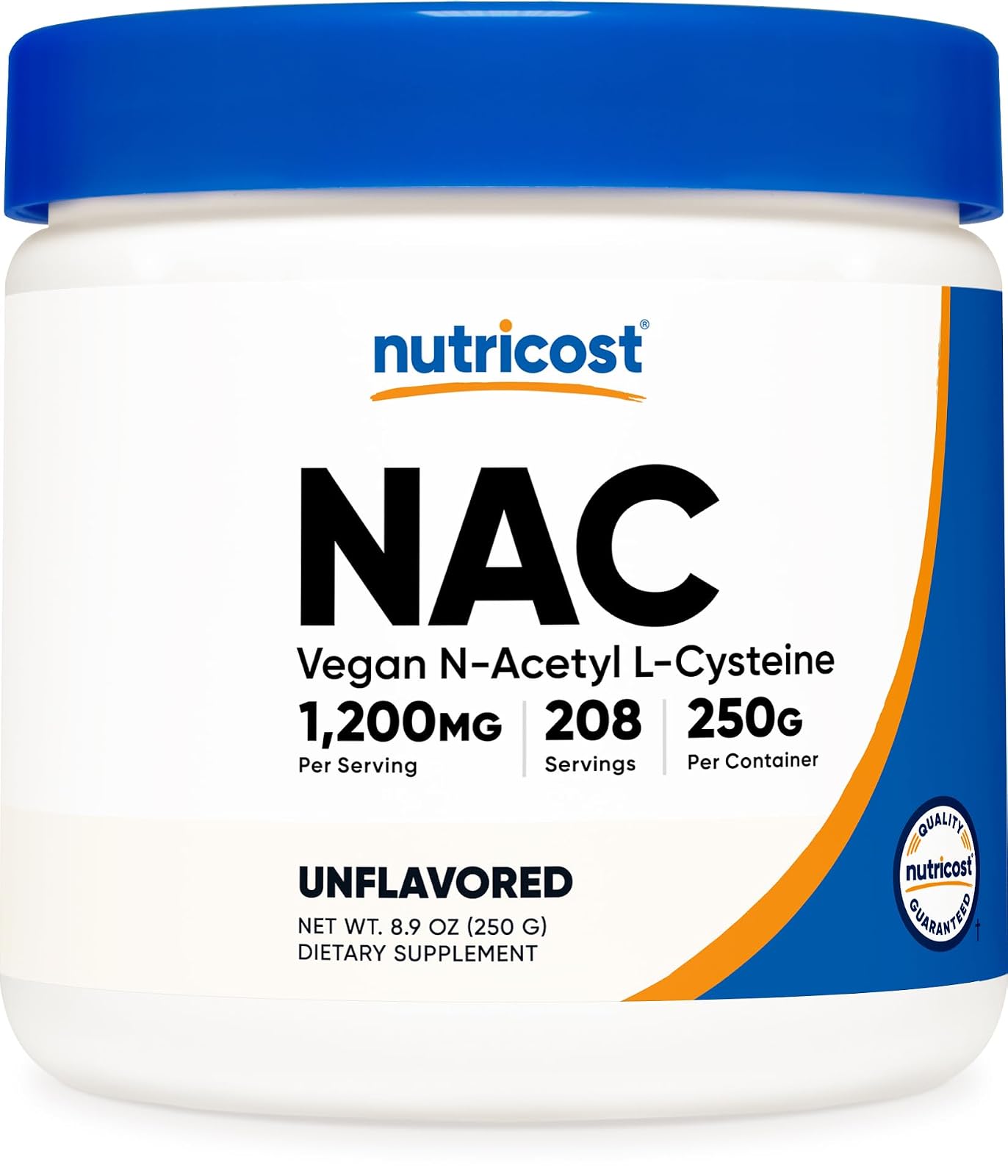 Nutricost N-Acetyl L-Cysteine powder supplement