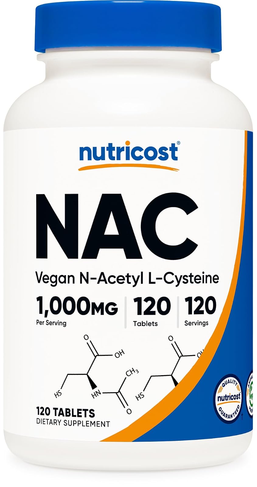 Nutricost N-Acetyl L-Cysteine tablets