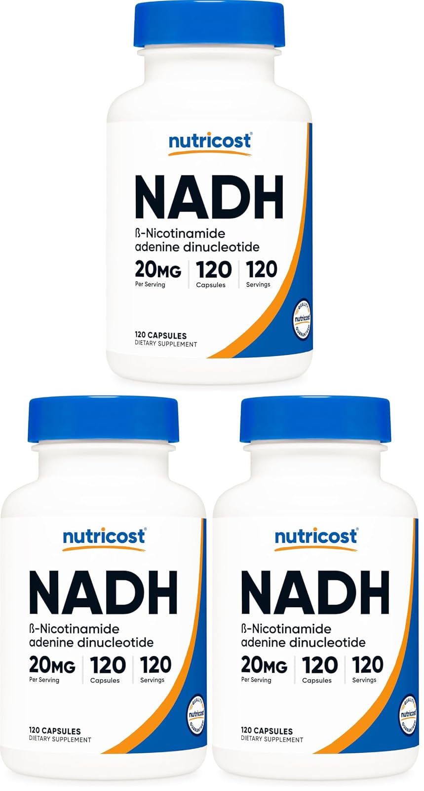 Nutricost NADH 20 mg capsules