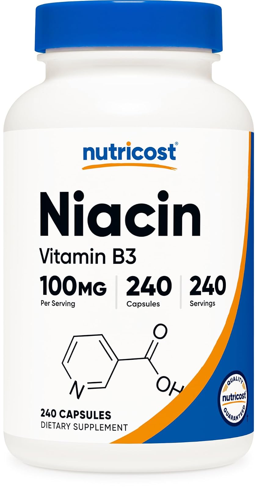 Nutricost Niacin 100 mg capsules