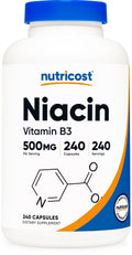 Nutricost Niacin 500 mg capsules