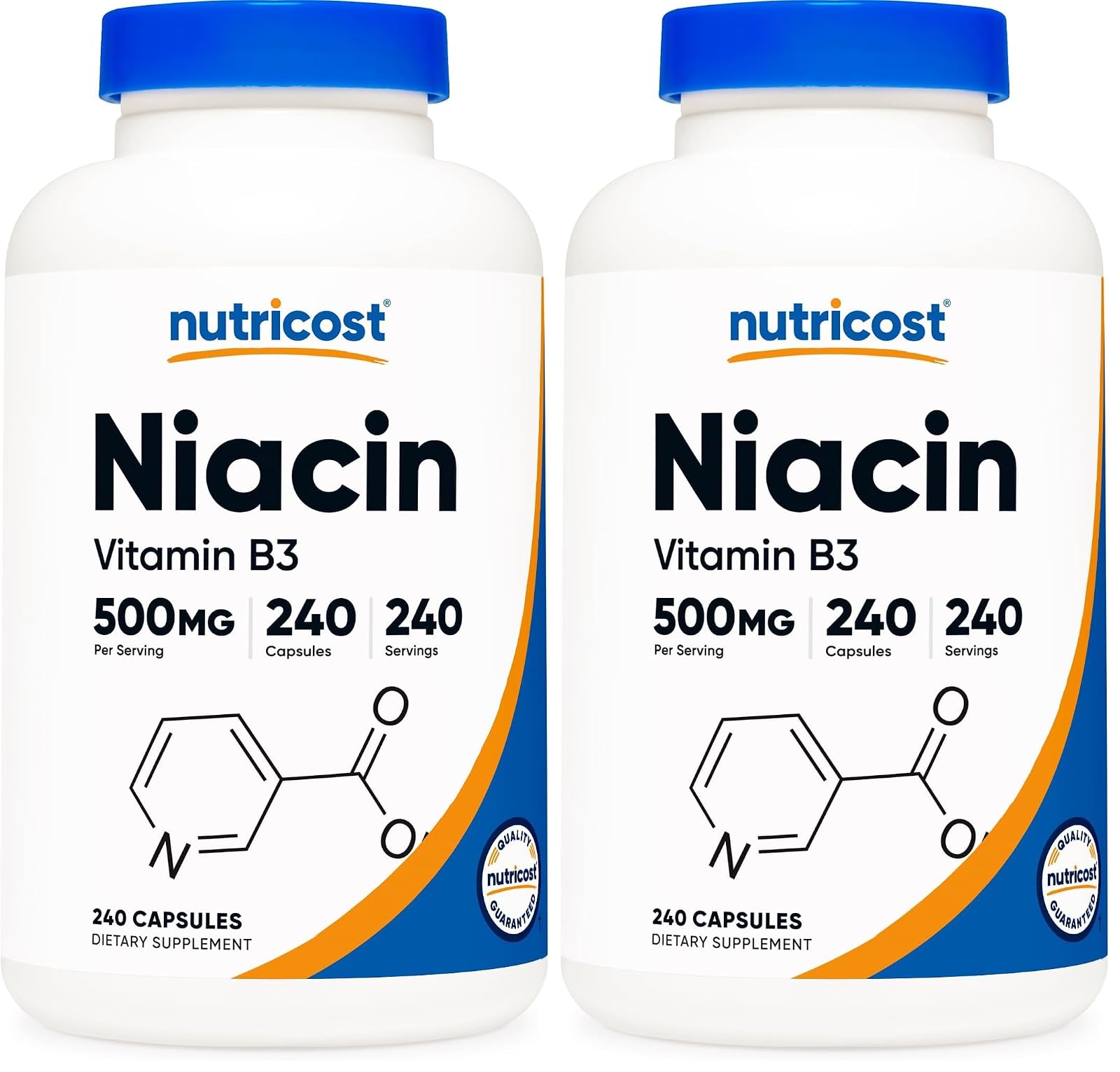 Nutricost Niacin Vitamin B3 capsules