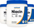 Nutricost Niacin Vitamin B3 powder benefits