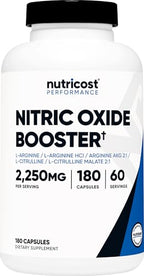 Nutricost nitric oxide booster capsules
