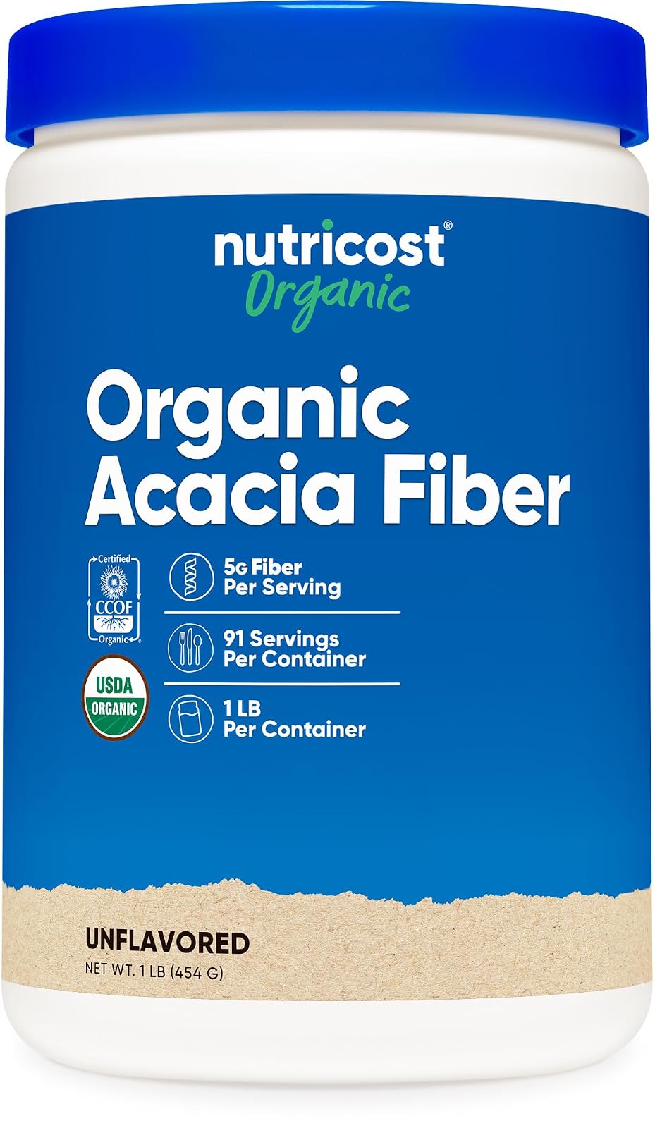 Nutricost organic acacia fiber powder benefits
