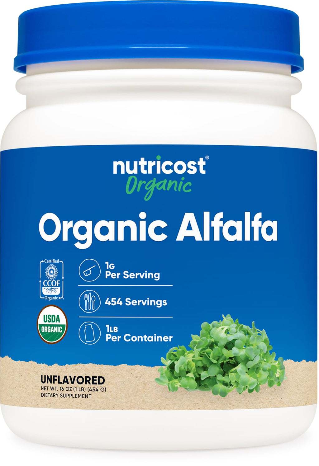 Nutricost organic alfalfa powder benefits