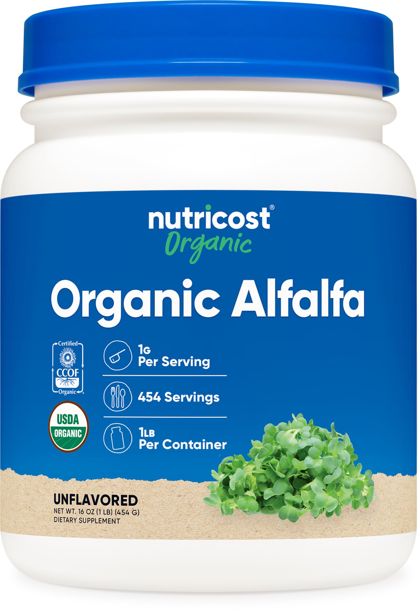 Nutricost organic alfalfa powder benefits