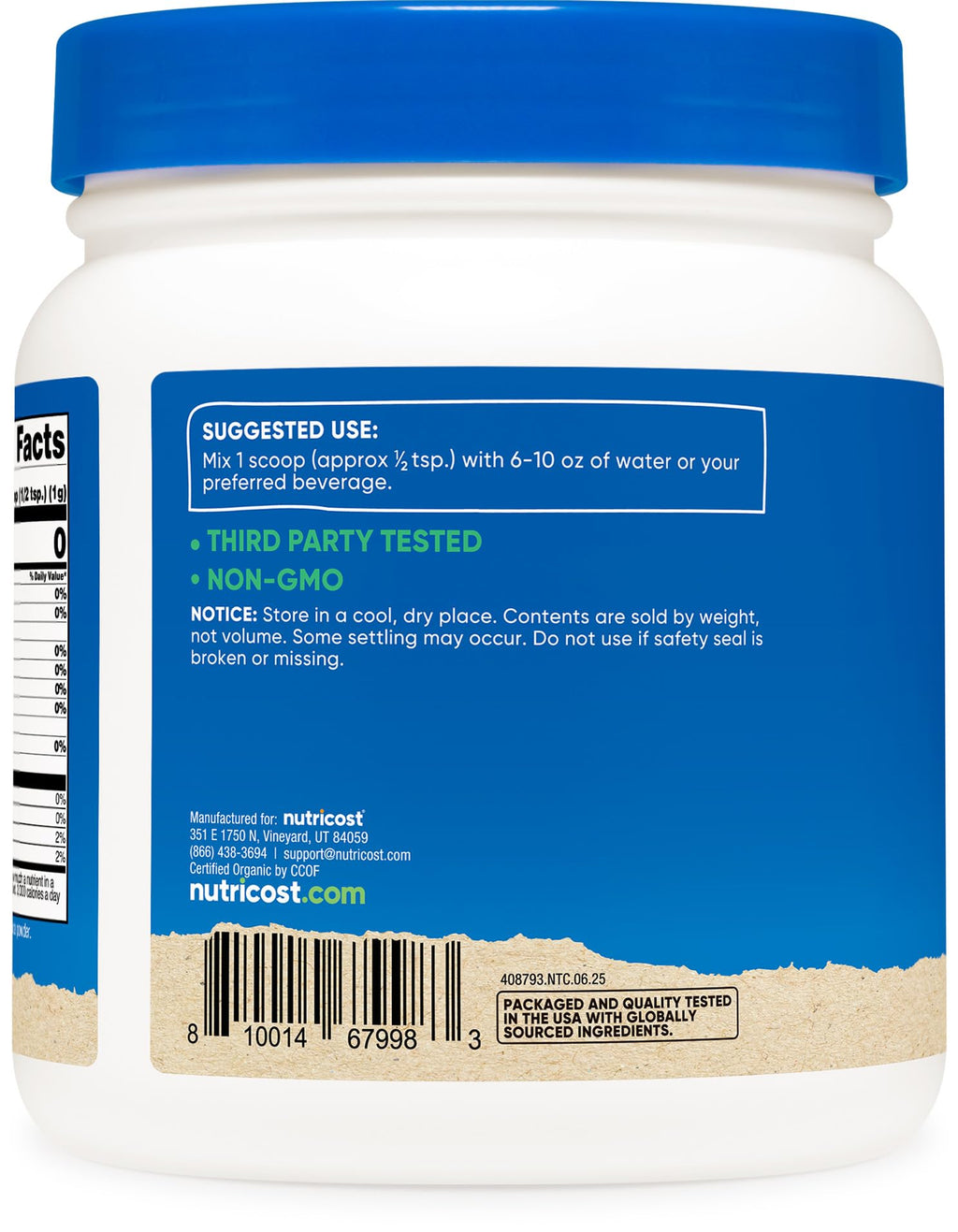 nutricost organic barley grass uses