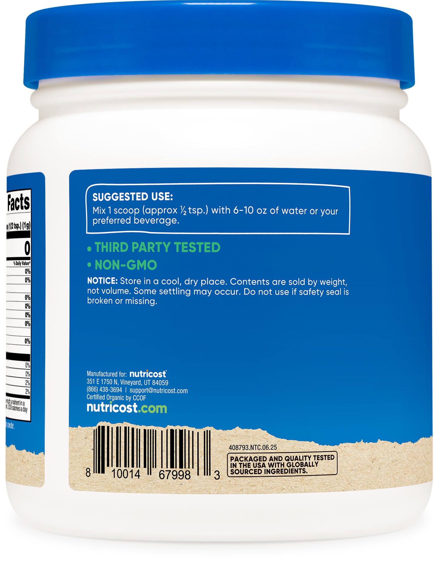 nutricost organic barley grass uses