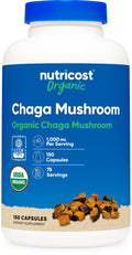 Nutricost organic chaga mushroom capsules