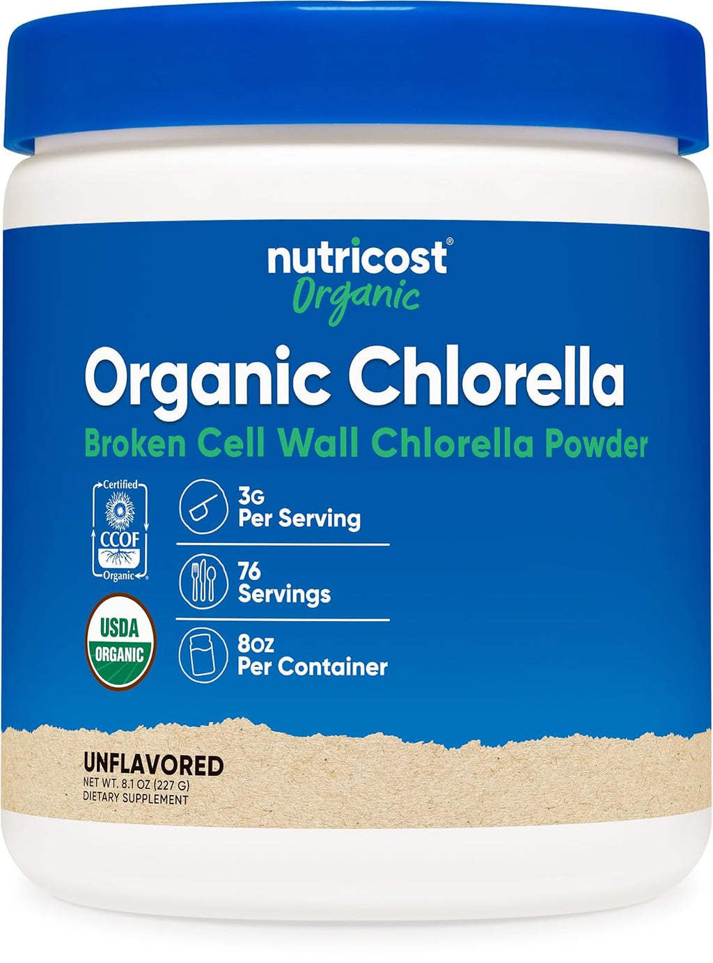 Nutricost organic chlorella powder benefits