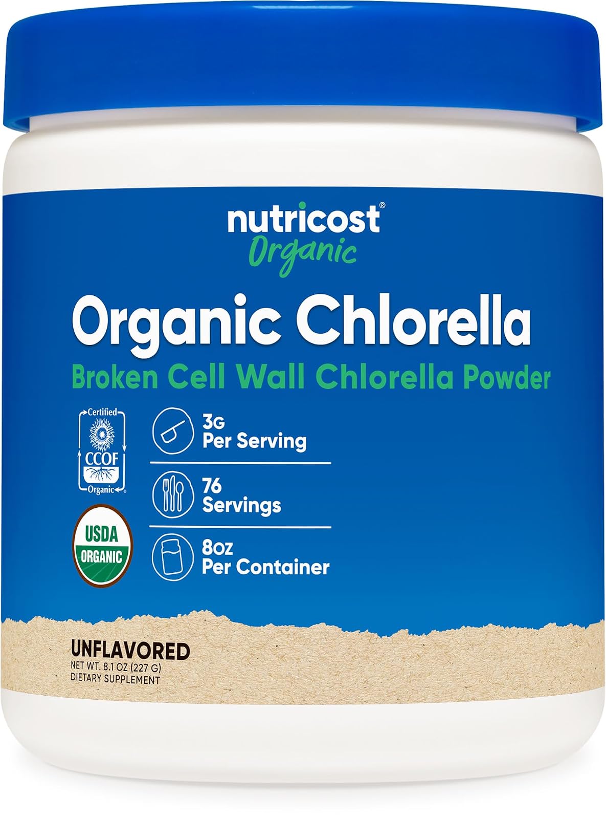 Nutricost organic chlorella powder benefits