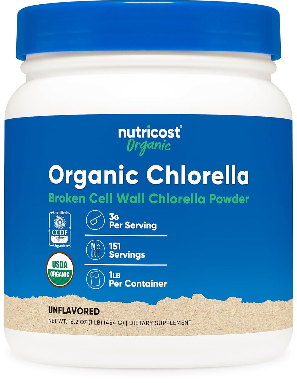 Nutricost organic chlorella powder benefits
