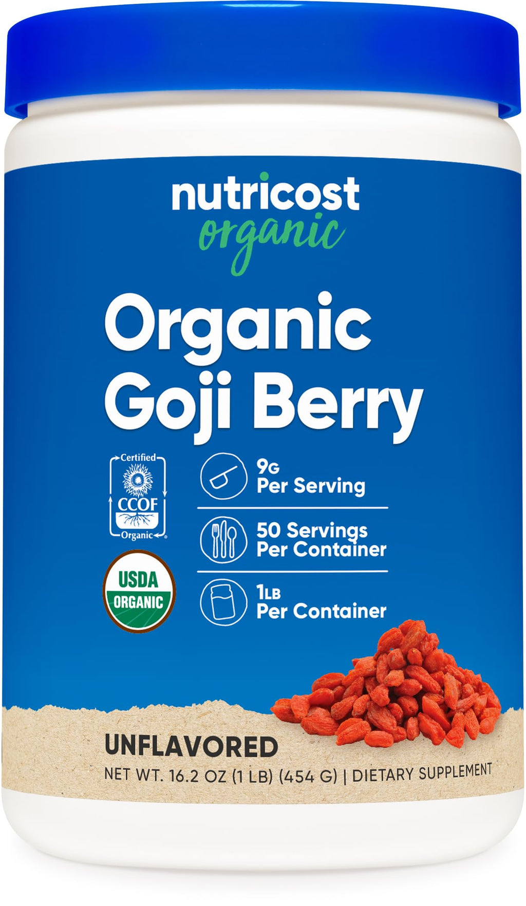 Nutricost organic goji berry powder