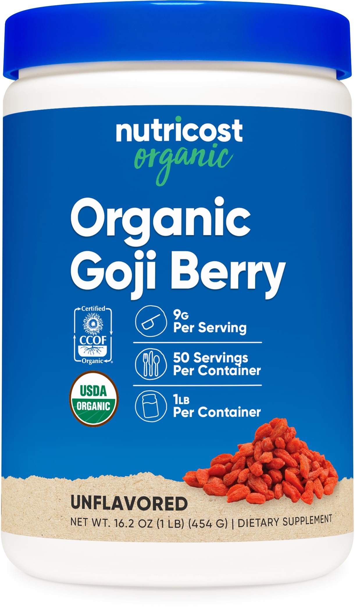 Nutricost organic goji berry powder