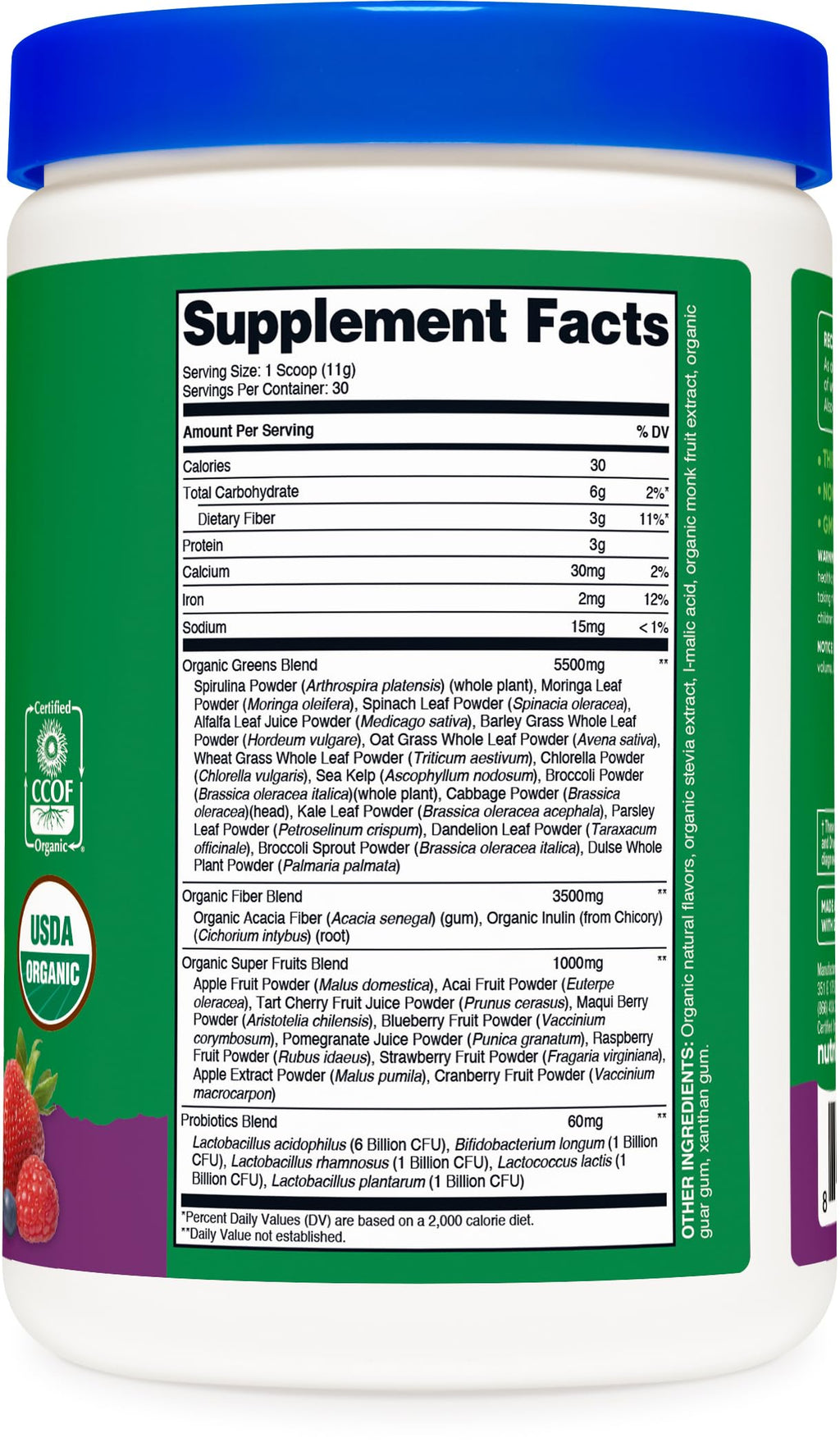 nutricost organic greens for weight loss