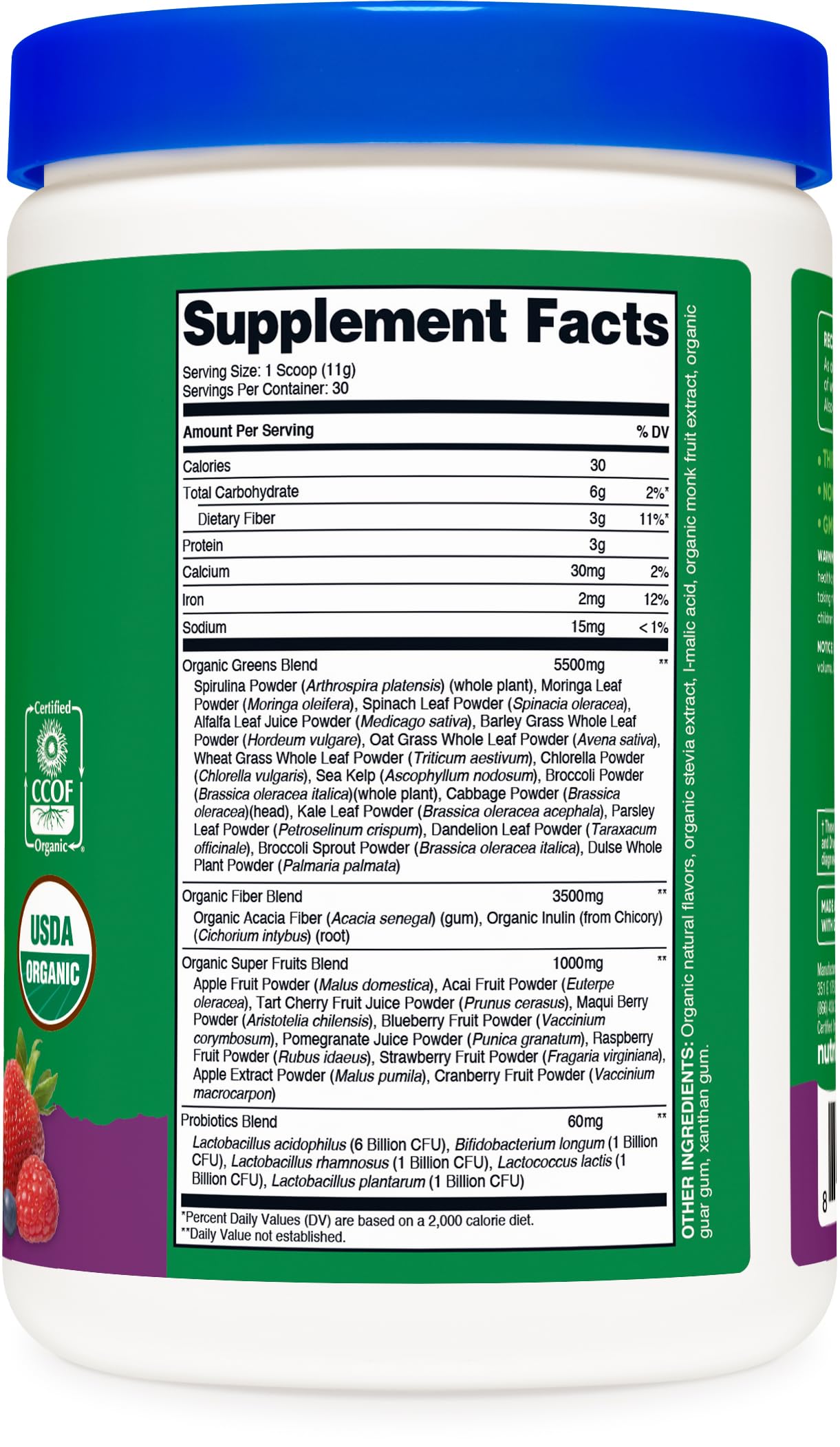 nutricost organic greens for weight loss
