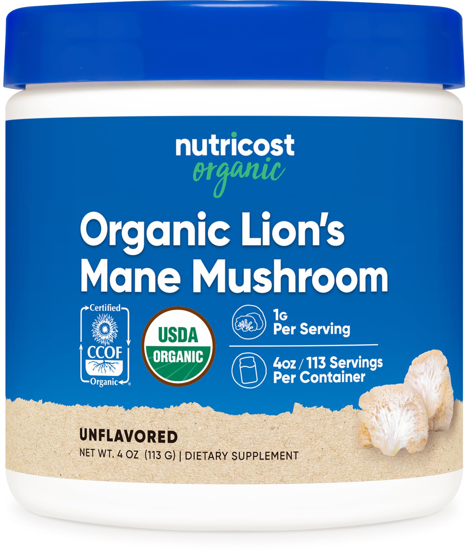 Nutricost organic mushroom powder benefits