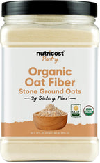 Nutricost organic oat fiber benefits
