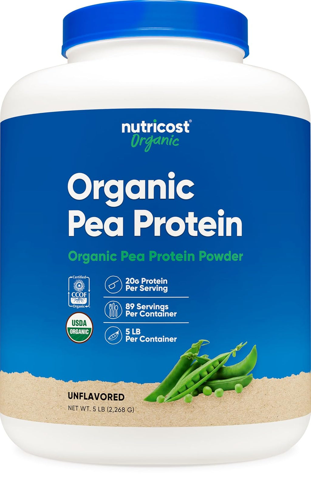 Nutricost organic pea protein isolate